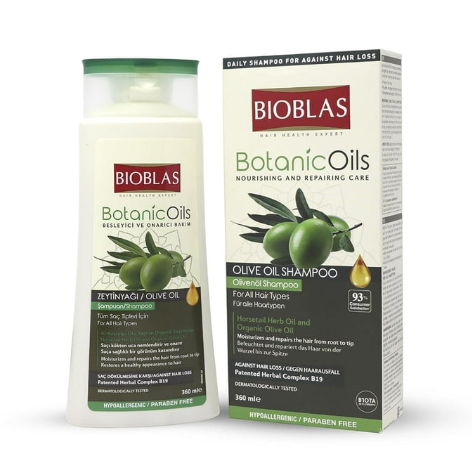 Bioblas Olive Shampoo (Horsetail + Olive Oil) - 360ml – Elixir Beauty